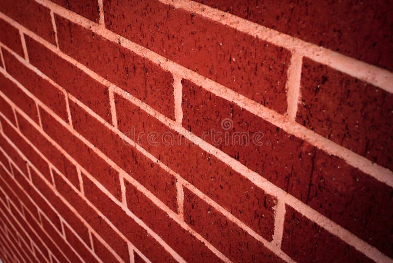Texture and Visual Geometry of Old Red Brick Wall Stock Photo - Image ...