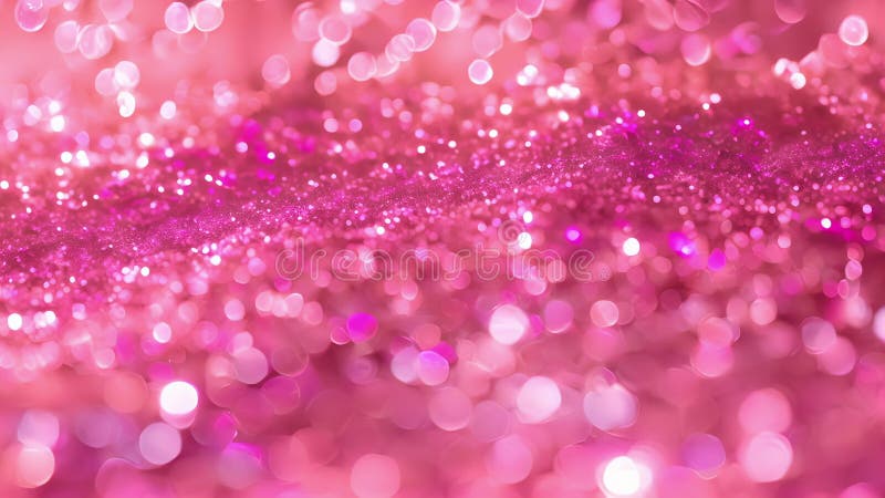 The Texture of a Vivid Pink Glitter Revealing Its Unique Texture with ...