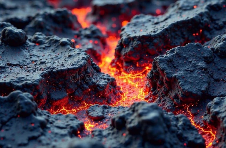 Texture of Volcanic Rocks with Volumetric Elements, Lava Stock ...