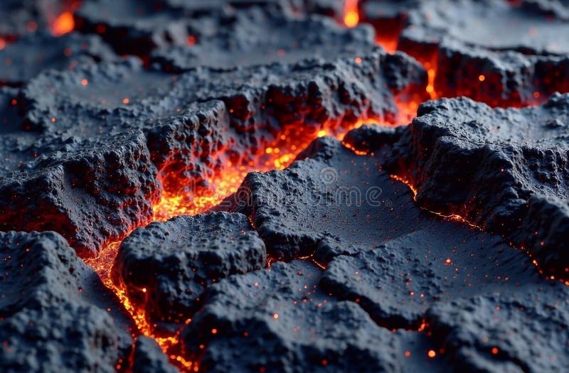Texture of Volcanic Rocks with Volumetric Elements, Lava Stock ...