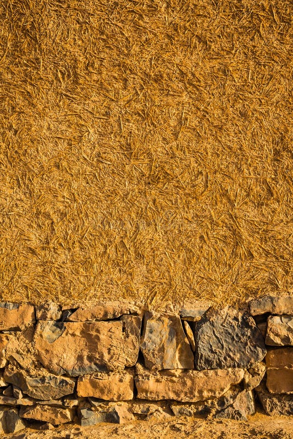 Texture Wall Berber House in Morocco Stock Photo - Image of nature ...