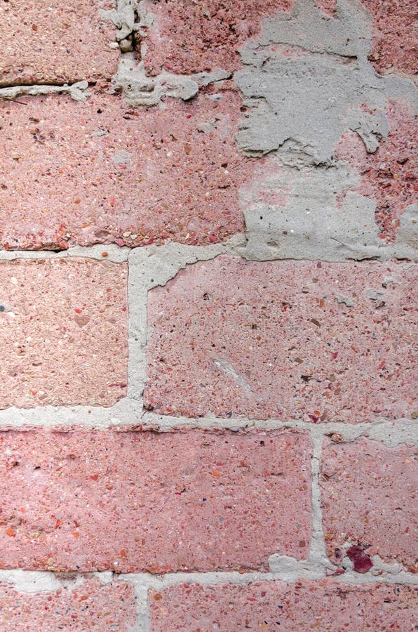 Texture of a Wall from a Big Red Brick Stock Image - Image of brickwork ...