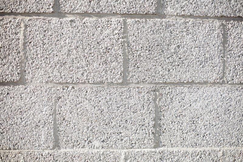 Texture of Wall Cladding with Gray Concrete Bricks Stock Image - Image ...