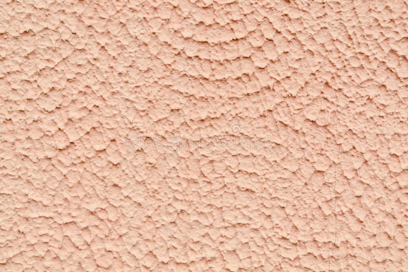 The Texture of the Wall Covered with Plaster and Painted Beige Paint ...