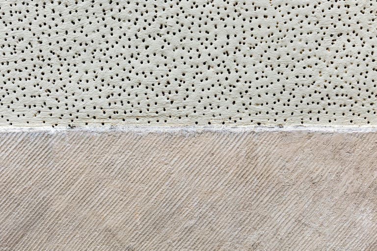 Texture of Wall Covered with Plaster Stock Photo - Image of spatula ...