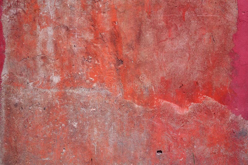 Texture of Wall Covered with Red Plaster Stock Photo - Image of wall ...