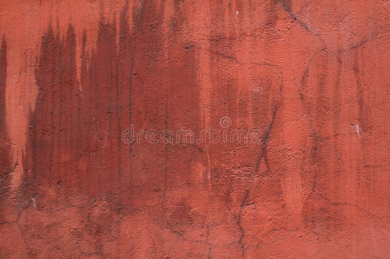 Texture of Wall Covered with Red Plaster Stock Photo - Image of dirty ...