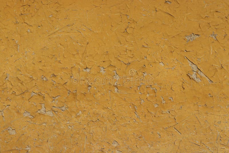 Texture Wall with Cracked Yellow Paint Copy Space for Design or Text ...