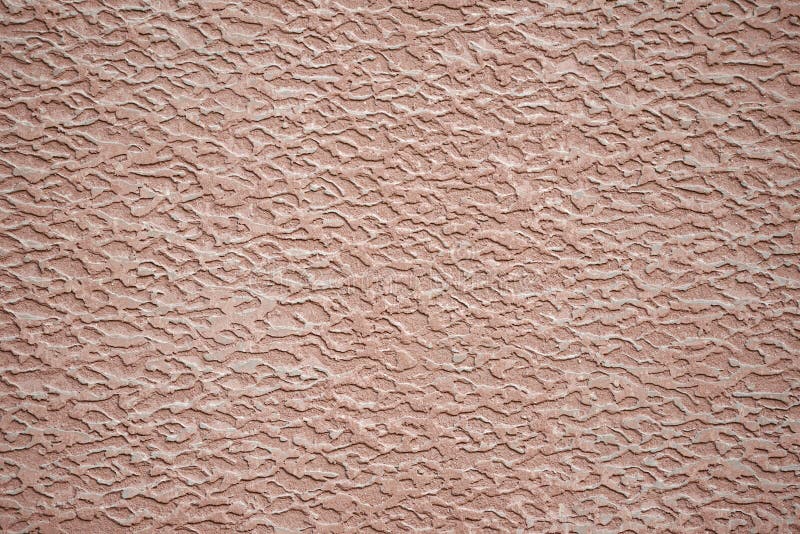 Texture of Wall with Decorative Rough Pink Putty Stock Photo - Image of ...