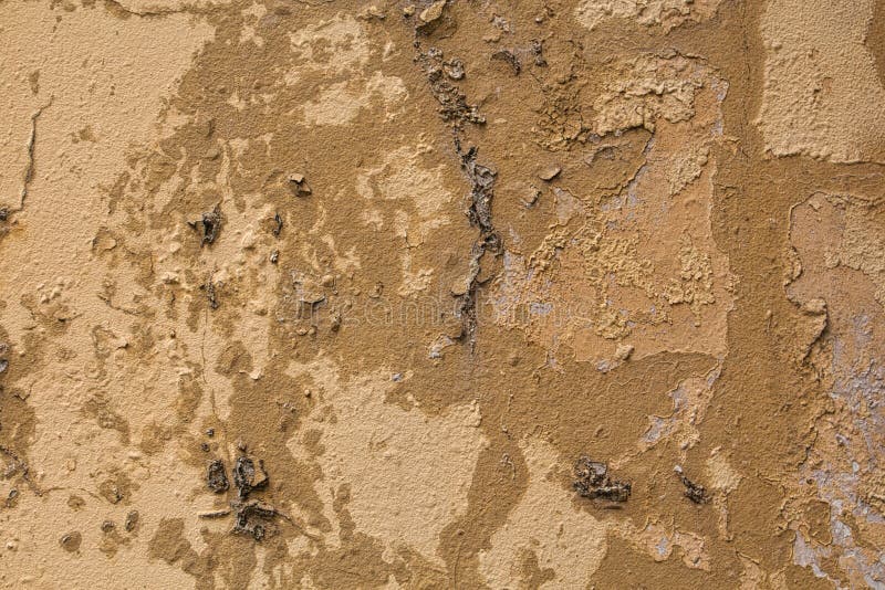 Texture of Wall with Faded Peeled Paint from Bad Weather Stock Image ...