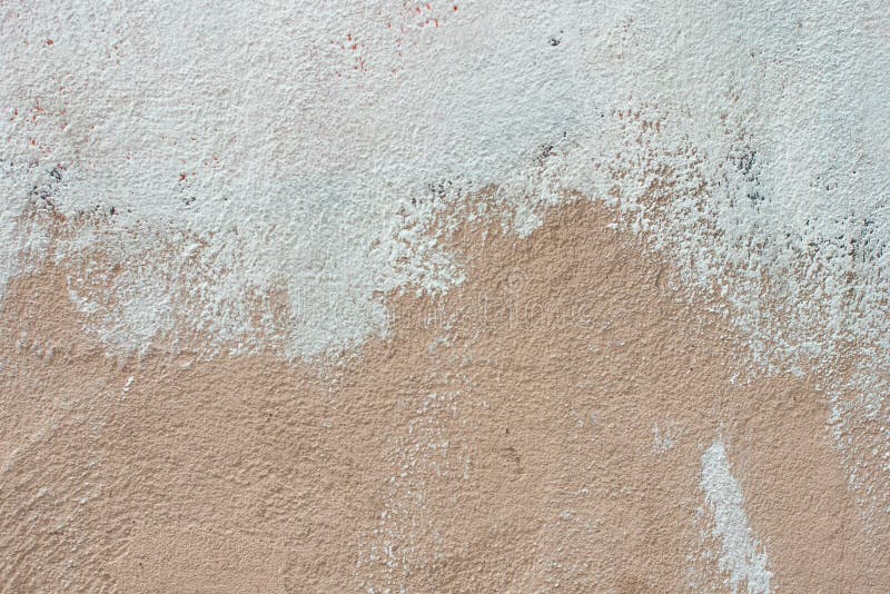 The Texture of the Wall is Half Painted White. Stock Photo - Image of ...