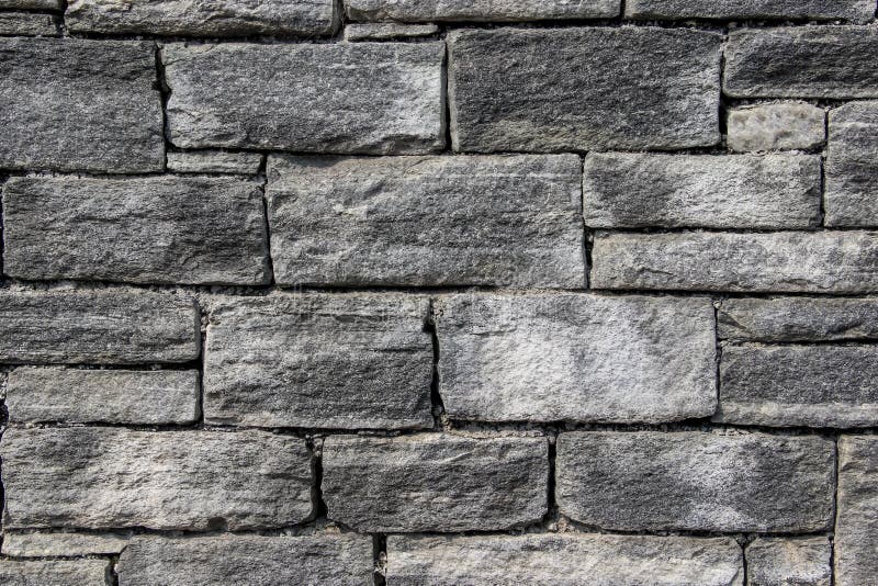 Texture of a Wall Made of Rectangular Blocks of Different Sizes Made of ...