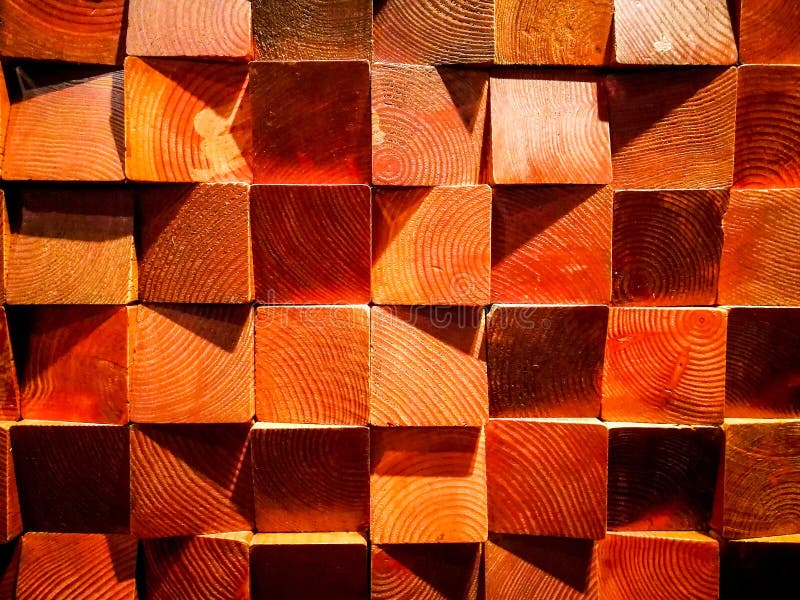 Texture Wall Made with Wood Cube, Concept for Background, Wallpaper ...
