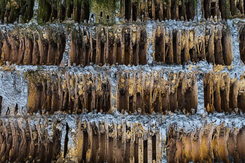 Texture Wall of an Old Factory, Century Old Bricks in an Industrial ...