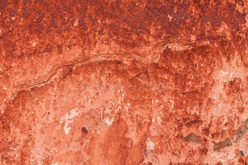 Texture of Wall Painted with Red Lead Stock Photo - Image of brown ...