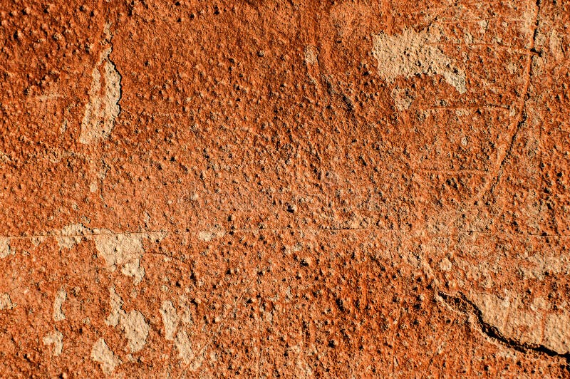 Texture of Wall Painted with Red Lead Stock Image - Image of brown ...