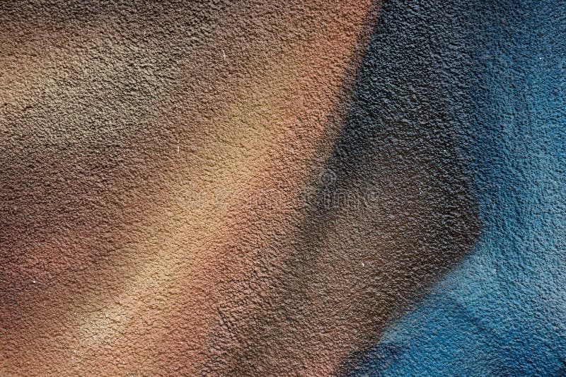 The Texture of a Wall Painted with a Strong Color Stock Image - Image ...