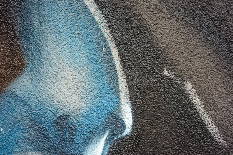 The Texture of a Wall Painted with a Strong Color Stock Image - Image ...