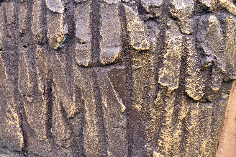 TEXTURE WALL ROUGH BROWN stock photo. Image of rough - 76555960