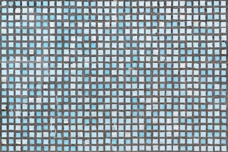 The Texture of the Wall with Turquoise and Blue Ceramic Tiles Stock ...