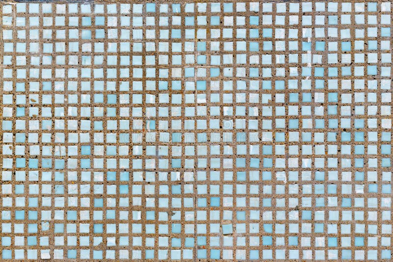 The Texture of the Wall with Turquoise and Blue Ceramic Tiles Stock ...