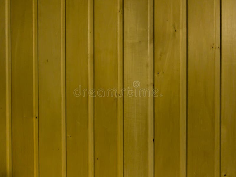 The Texture of the Wall of a Wooden Vertical Lining Yellow for the ...