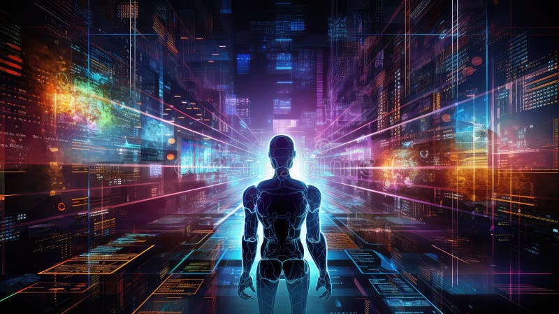 Texture Wallpaper Technology Background Stock Illustration ...