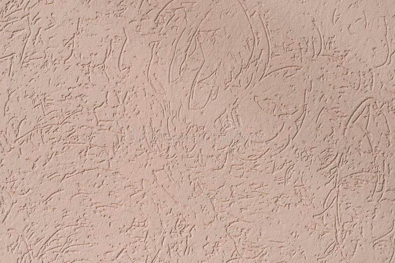 Texture Walls with Beige Textured Putty Stock Image - Image of wall ...