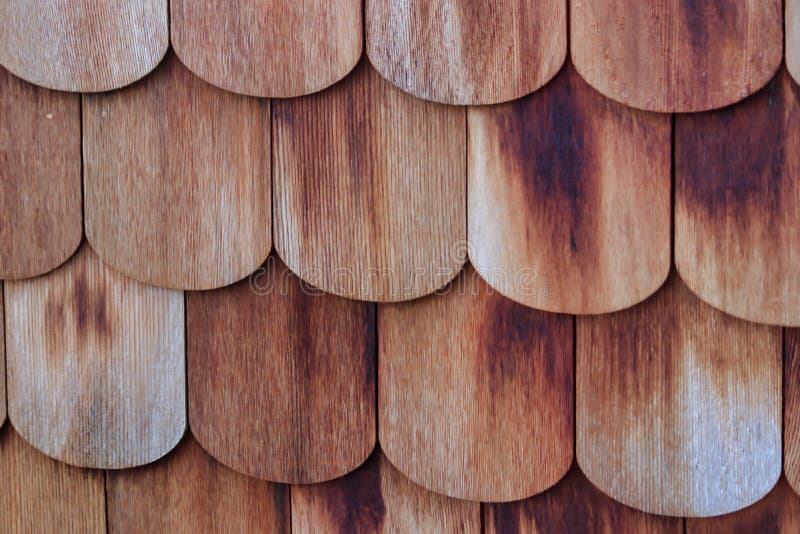Red Wooden Scale Shingle Texture Stock Image - Image of cedar, scale ...