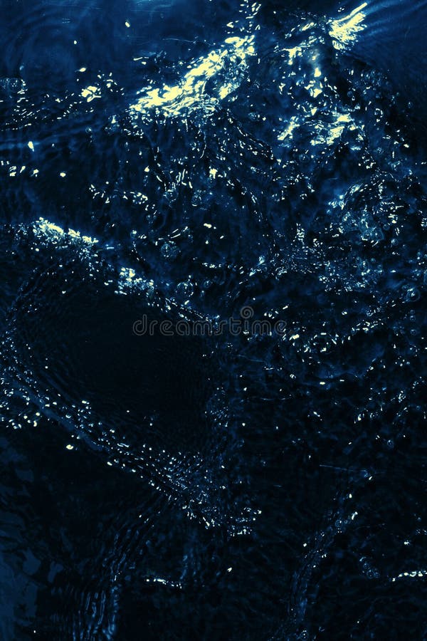 Texture of Water on Black Background Stock Photo - Image of fluid ...