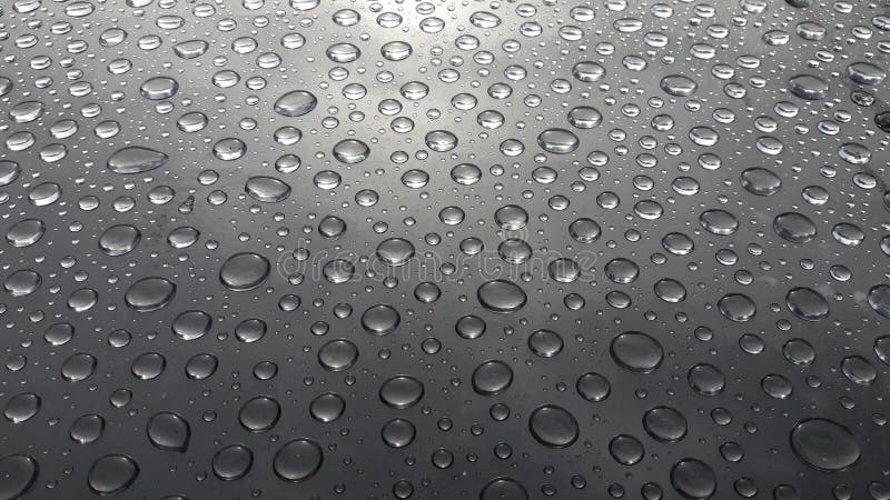 Abstract Texture of Water Drop on the Table after Rain Stock Photo ...