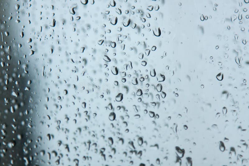 Texture of Water Droplets on a Double Pane or Window. Abstraction ...
