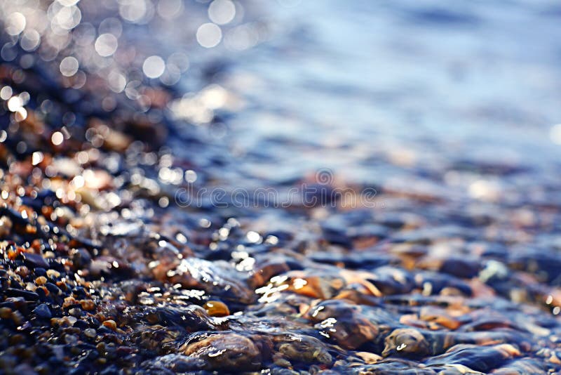 Texture water pebble beach stock photo. Image of shore - 55359930