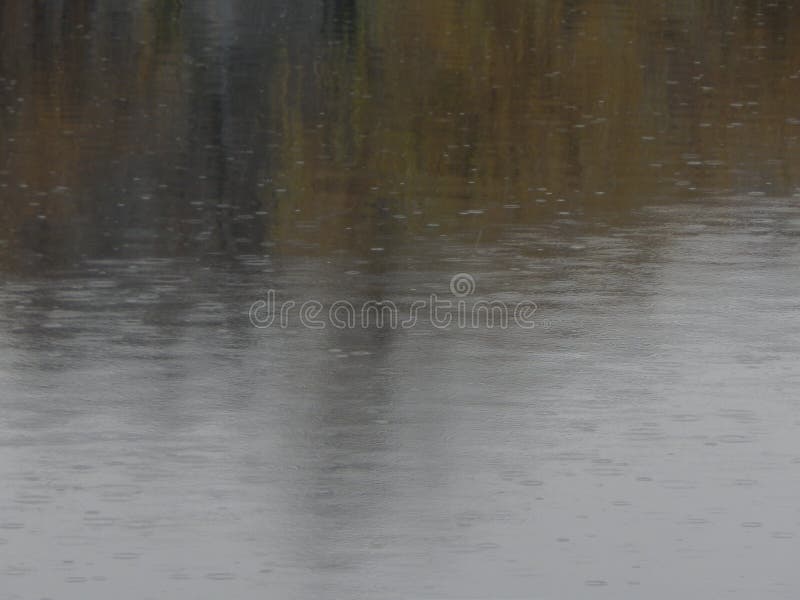 Water after the Rain Spilled on the Floor Tiles Stock Photo - Image of ...