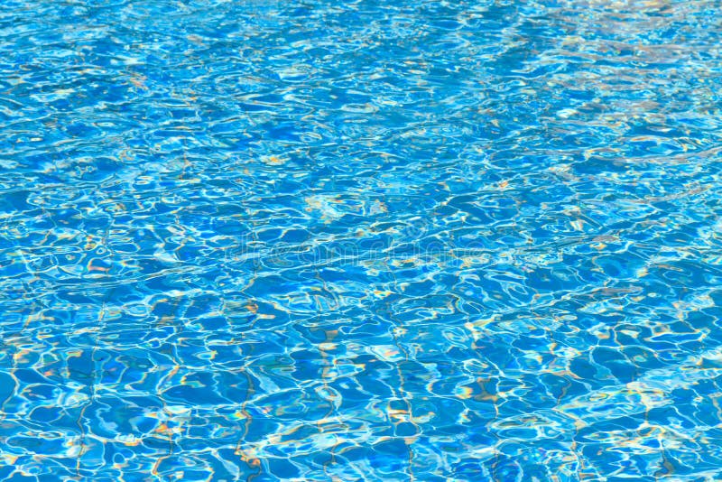 Texture of Water in Swimming Pool for Background. Surface of Blue ...