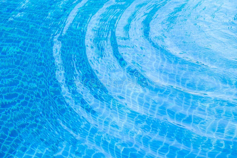 Texture Water Wave in Swimming Pool with Sunny Reflections Stock Image ...