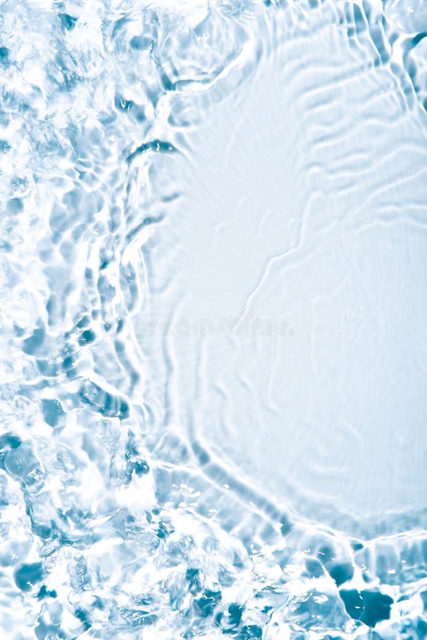 The Texture of Water on a White Background. Stock Photo - Image of ...