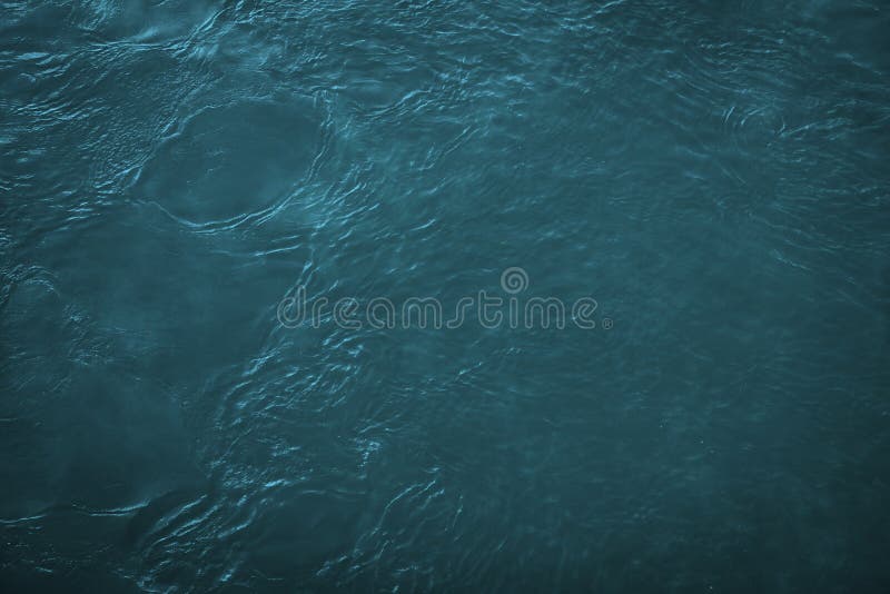The Texture of the Waves of Blue Color of Fast-flowing Water in the ...