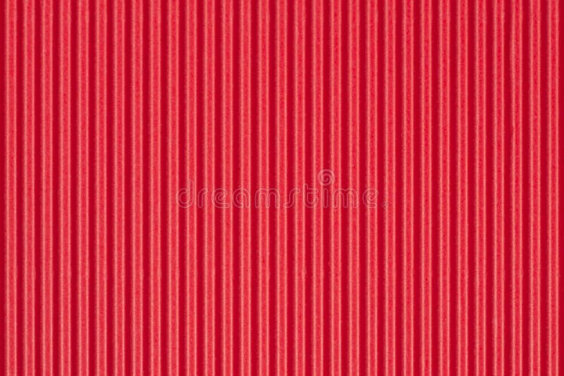 The Texture of the Wavy Corrugated Decorative Cardboard Paper - Red ...