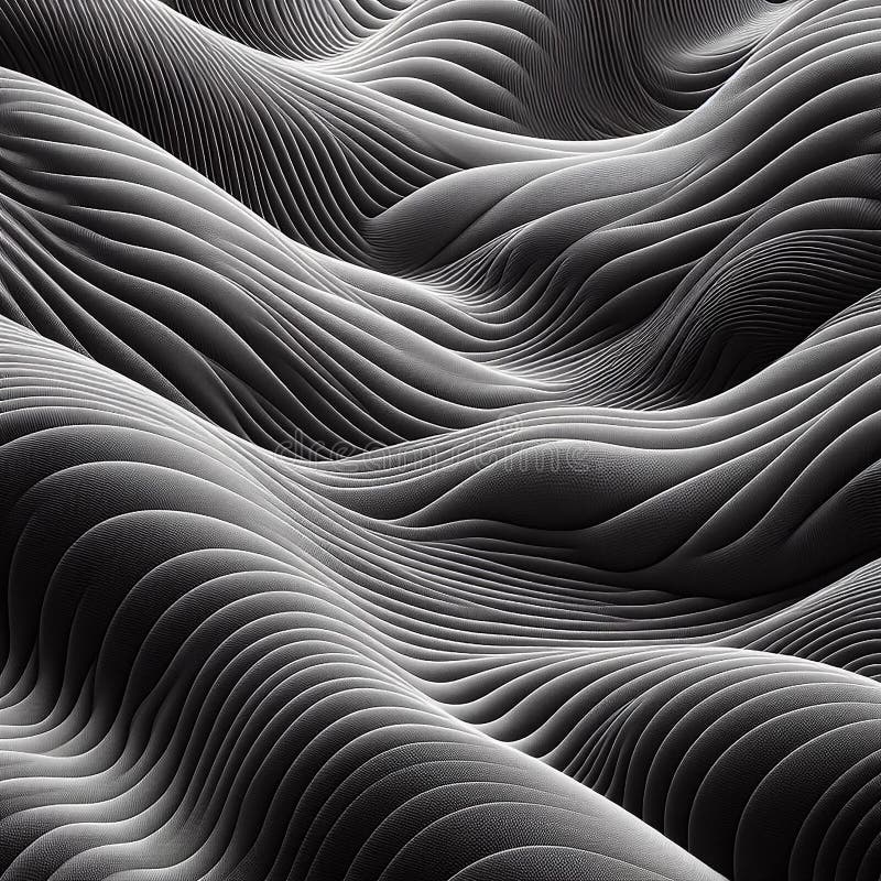 The Texture of the Wavy Surface is Wavy and Has a Pattern of Wavy Lines ...