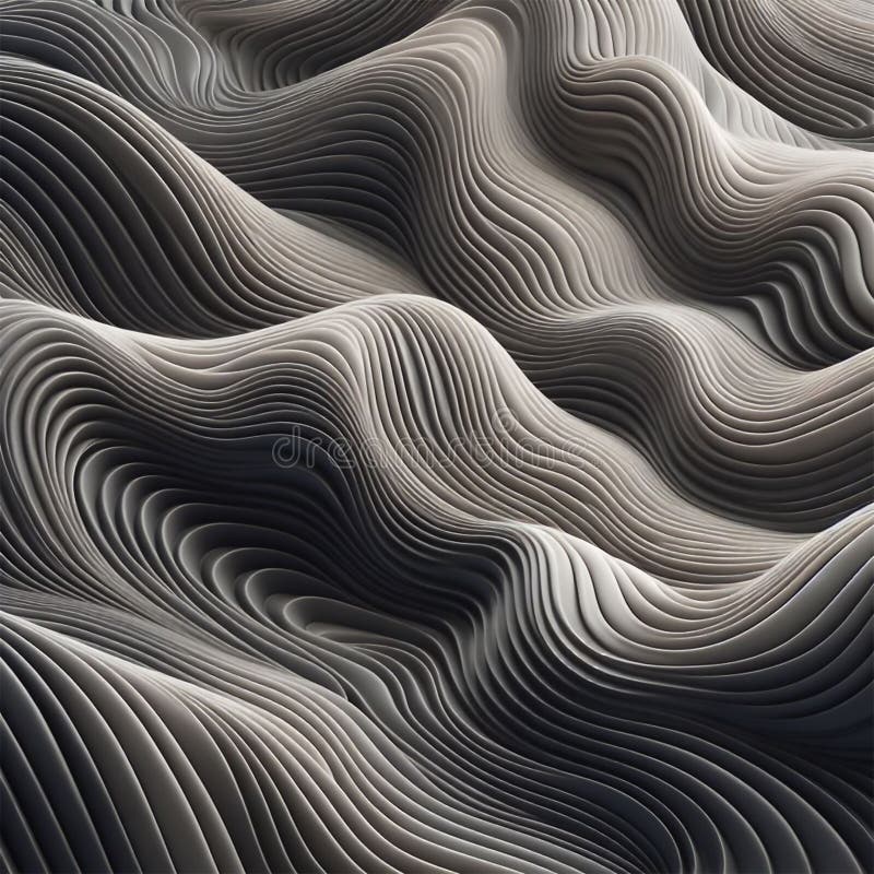 The Texture of the Wavy Surface is Wavy and Has a Pattern of Wavy Lines ...