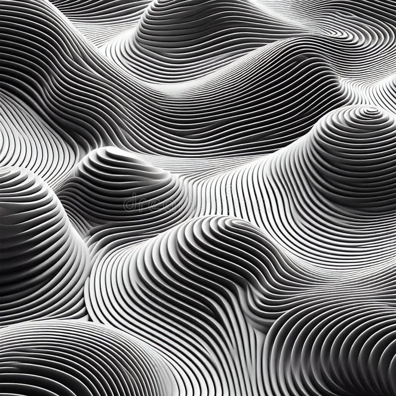 The Texture of the Wavy Surface is Wavy and Has a Pattern of Wavy Lines ...