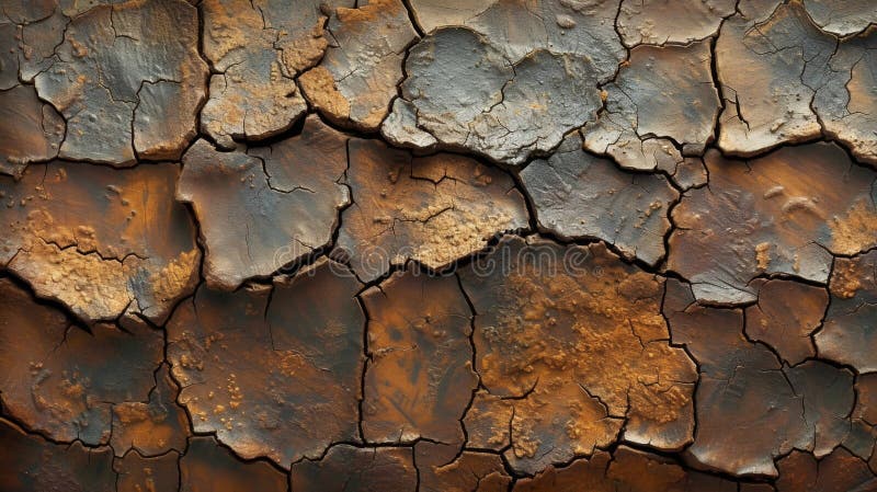 Texture of Weathered Leather Displaying a Rough and Cracked Surface ...