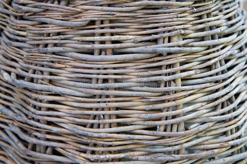 The Texture of the Weave from the Vine. Stock Image - Image of ...