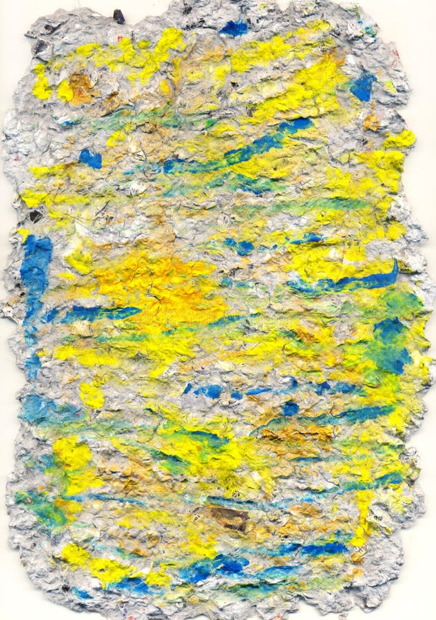 Texture Of A Wet Crushed Paper Stock Image - Image of blue, multi: 6611389