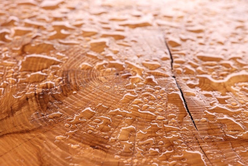 Texture of Wet Wooden Surface As Background, Closeup Stock Photo ...