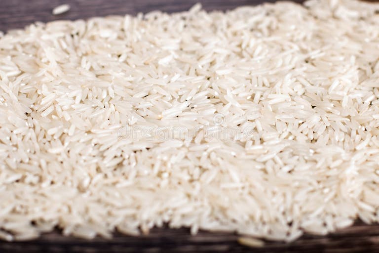 Texture of White Basmati Rice. Stock Image - Image of asian, macro ...
