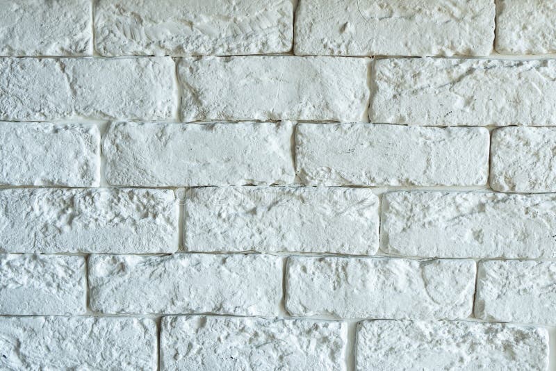 The Texture of a White Brick Wall Stock Image - Image of urban ...