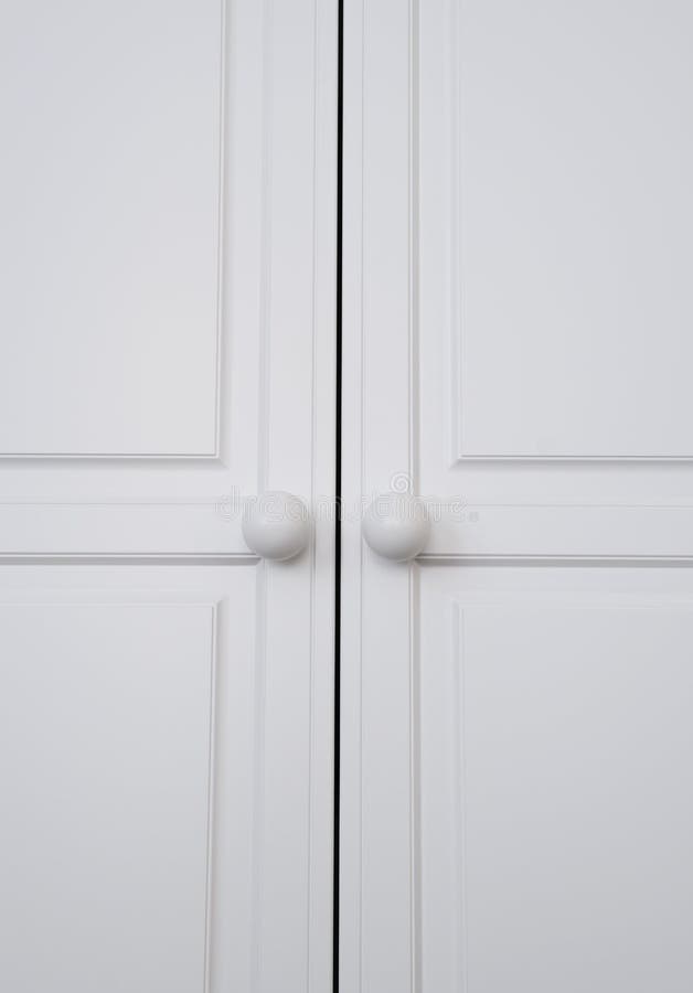 Texture of White Cabinet Doors with Lines and Corners Stock Photo ...