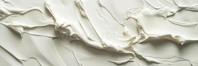 Texture of White Creamy Spread. Stock Illustration - Illustration of ...